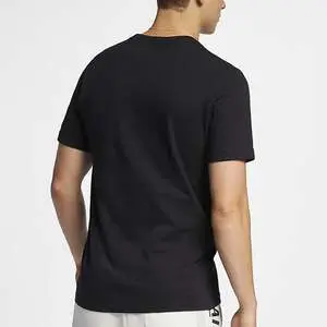Nike Sportswear Tee Icon Futura Casual Sport Alphabet Printing Round Neckshort Sleeve - Black