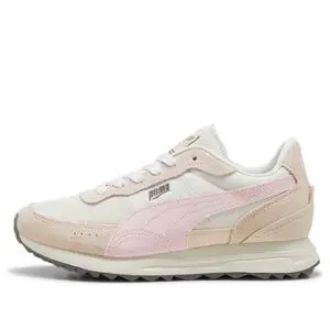 PUMA Road Rider Suede Sneakers - White/whisp Pink