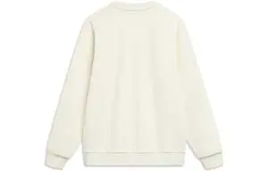 LI-NING Floral Logo Crewneck Sweatshirt - Beige