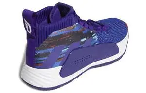 Adidas Dame 5 High Top Athletic Sneakers - Blue