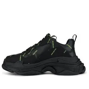 Balenciaga Balenciaga Triple S Sneaker 'Allover Logo' Black/yellow