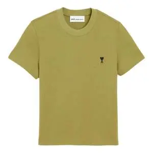 AMI Paris De Coeur Cropped T-shirt