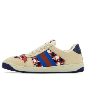Gucci (wmns) Gucci Screener Low-top Sneakers 'beige Navy Red' Beige/navy/red