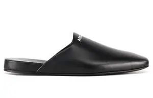 Balenciaga Leather Mules - Black