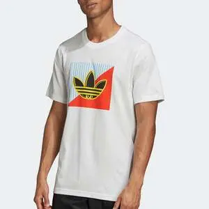 Adidas Originals Logo Round Neck Training Breathable Short Sleeve