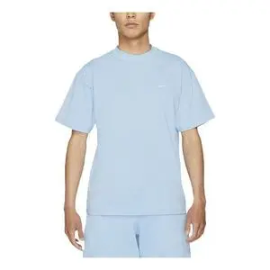 Nike Nike Lab Solo Swoosh Basic Sports Short Sleeve Blue