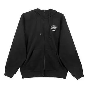 NEW BALANCE Sportswear Hooded Jacket - Black/white