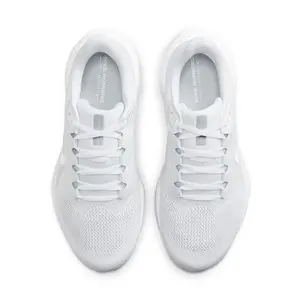 Nike Zoom Pegasus 41 Extra Wide Athletic Sneakers - White/pure Platinum/metallic Silver