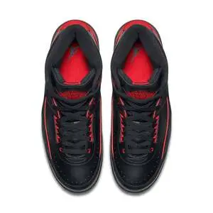 JORDAN Air 2 Retro 'alternate 87' High Top Sneakers - Black/varsity Red