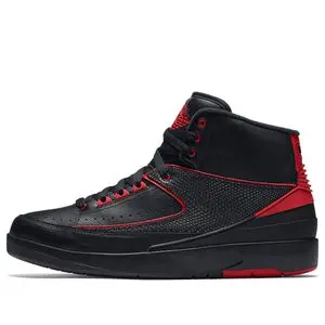 JORDAN Air 2 Retro 'alternate 87' High Top Sneakers - Black/varsity Red