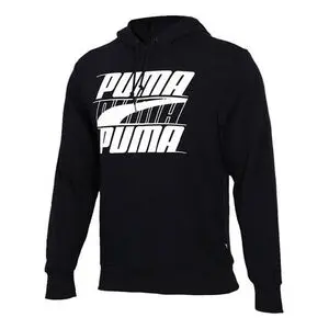 PUMA Large Logo Drawstring Hoodie