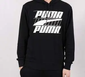 PUMA Large Logo Drawstring Hoodie
