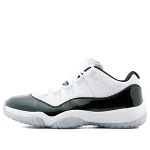 JORDAN Air Jordan 11 Retro Low Emerald Sneakers White/emerald Rise-black