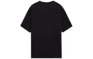 LI-NING Pattern Printing Loose Round Neck Short Sleeve