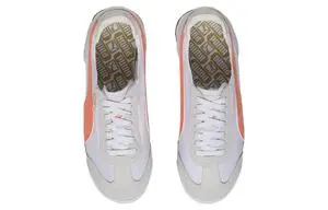 PUMA Roma Og Nylon Low Top Sneakers - White/gray/orange