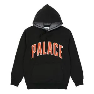 PALACE Alphabet Large Logo Pattern Hoodie - Black