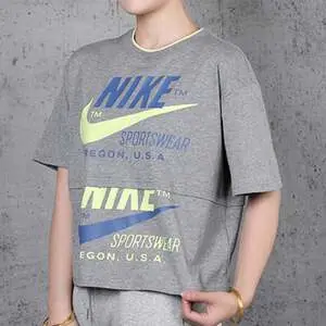 Nike Logo Splicing Casual Short Sleeve T-shirt