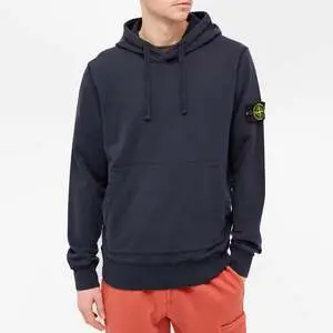 Stone Island Garment Dyed Hoodie - Navy