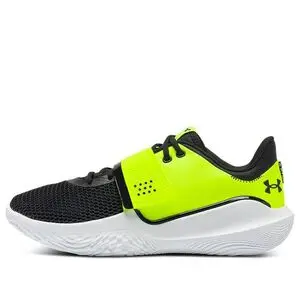 Under Armour Flow Futr X Athletic Sneakers - Black/green