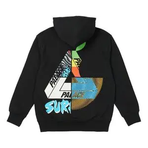PALACE Mix Up Hooded Sweatshirt With Triangle Logo - Black