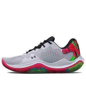 Under Armour Spawn 4 Printed Sneakers - Grey/red/green