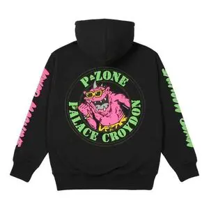 PALACE X M-zone Crossover Small Tri- Ferg Pattern Hoodie - Black