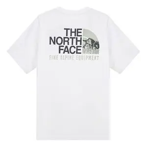 The North Face Logo Woodcut Dome T-shirt - White