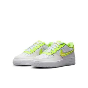 Nike Force 1 Lv8 Low Top Sneakers - White/volt