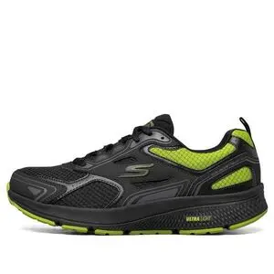 Sketchers Go Run Consistent Athletic Sneakers - Black/yellow