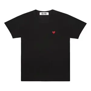 Play Comme Des Garcon Mini Heart Logo T-shirt - Black