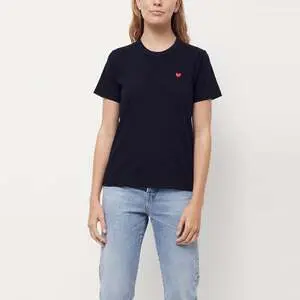 Play Comme Des Garcon Mini Heart Logo T-shirt - Black
