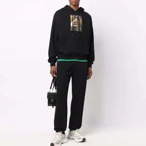 Off-White Fw21 Alphabet Print Drawstring Pullover