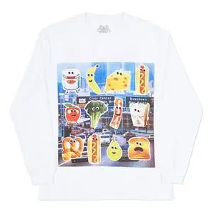 PALACE Long Sleeve Printed Shirt - White