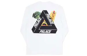 PALACE Long Sleeve Printed Shirt - White
