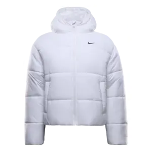 Nike Classic Puffer Therma-fit Loose Hooded Jacket 'white Black - White/black