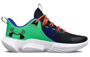 Under Armour Flow Futr X 2 Basketball Sneakers - Black/green