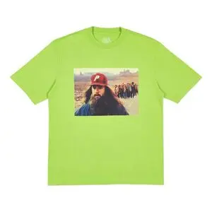 PALACE Palace Character Printing Loose Round Neck Unisex Green Green