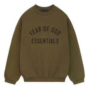 Fear Of God Fleece Crewneck - Olive