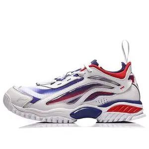 LI-NING Athletic Sneakers - White/royal/red