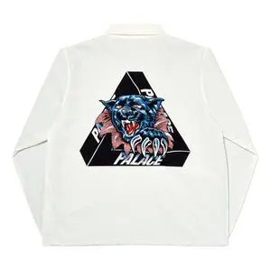 PALACE Triangle Pattern Logo Lapel Jacket - White
