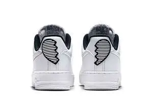 Nike Force 1 '07 Se Lx "broken Hearted" Sneakers - White/black