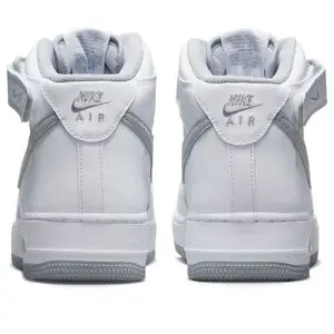 Nike Force 1 Mid '07 Sneakers - White/wolf Grey