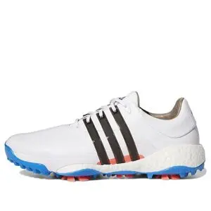 Adidas Tour 360 22 Golf Shoes - White/blue
