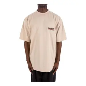 Balenciaga Political Campaign T-shirt Large Fit - Beige