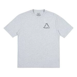 PALACE Bones Marl Logo Printing Short Sleeve T-shirt - Grey