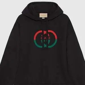 Gucci Cotton Jersey Hooded Sweatshirt With Graphic Print