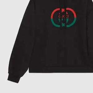 Gucci Cotton Jersey Hooded Sweatshirt With Graphic Print