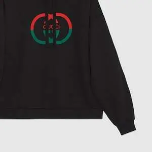 Gucci Cotton Jersey Hooded Sweatshirt With Graphic Print