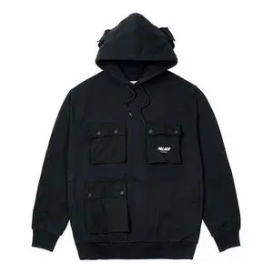 PALACE Multiple Pockets Solid Color Hoodie