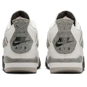 JORDAN 4 Retro "white Cement" 2025 - Summit White/fire Red/tech Grey